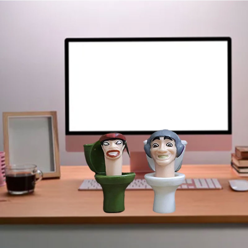 12pcs/Set Skibidi Toilet Man Camera Man Figure TV Speaker Model ...