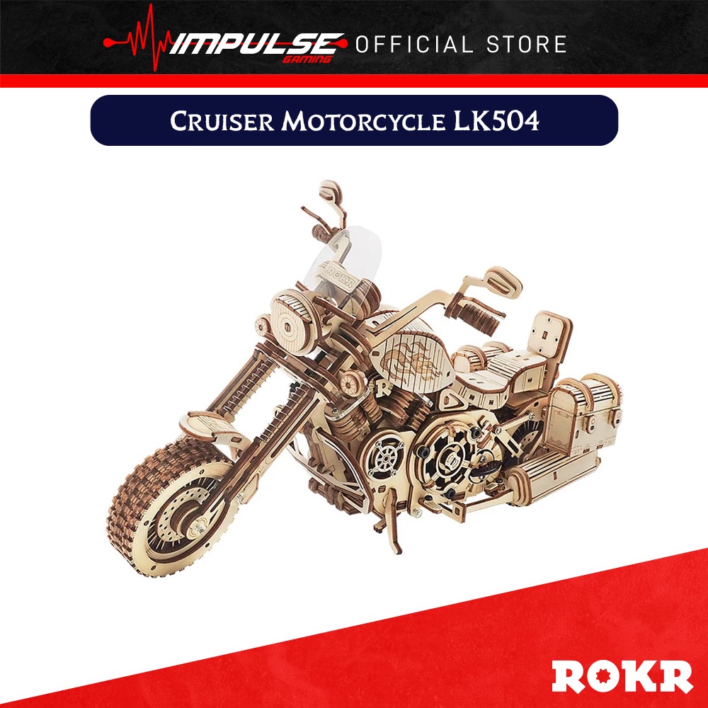 Robotime ROKR Cruiser Motorcycle LK504 | Shopee Malaysia