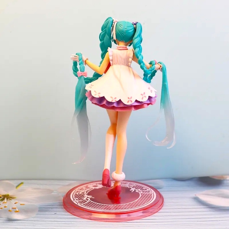 Hatsune Miku Cute Kawaii Virtual Singer Miku Pvc Action Figures 19cm ...