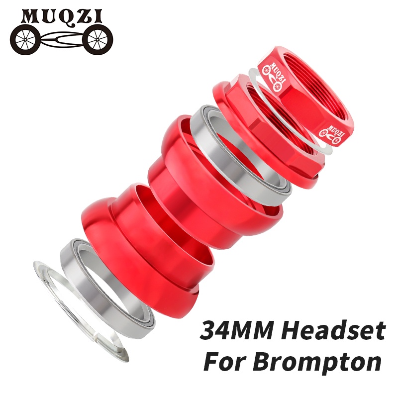 MUQZI Bicycle 34mm Headset Ultralight Thread Headset 1 1/8" (28.6mm ...