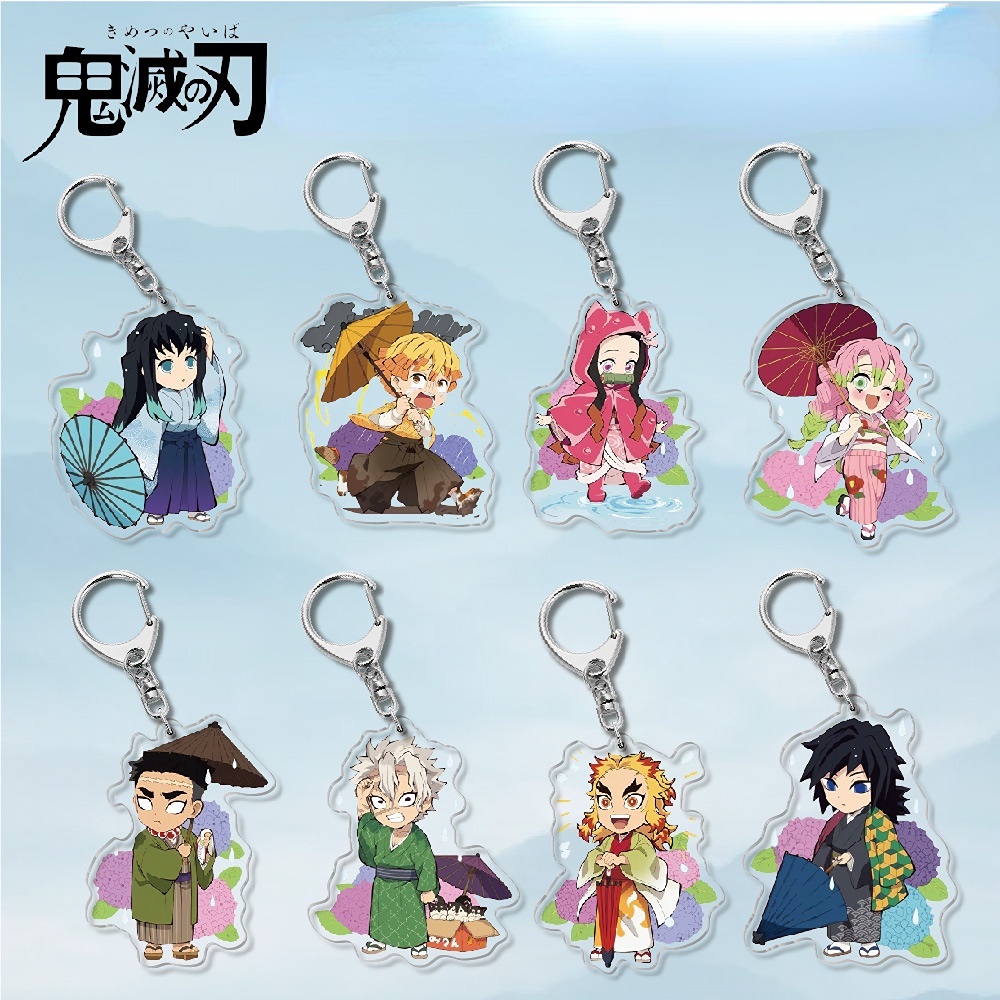 Demon Slayer: Kimetsu No Yaiba Acrylic Keychain Tanjirou Nezuko ...