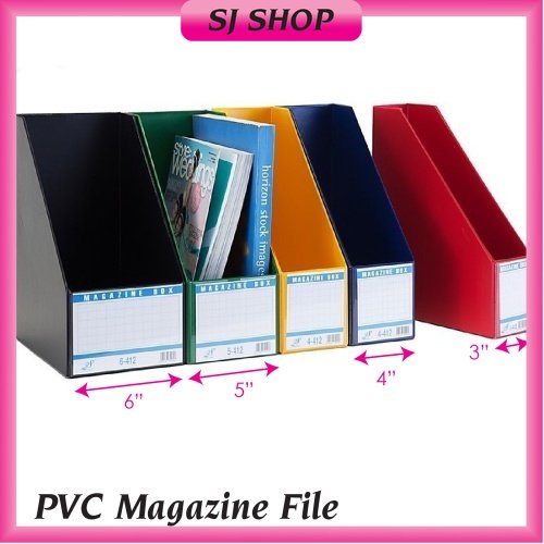 PVC Magazine Box File | Magazine Box Holder | Fail Lipat / Magazine ...