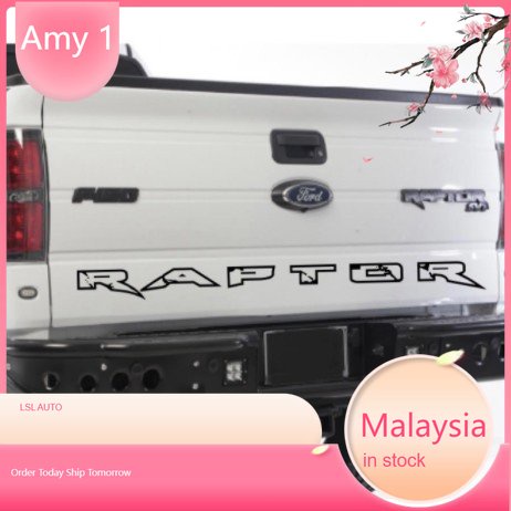 Ford Ranger Raptor Tailgate Vinyl Decals Sticker | Shopee Malaysia
