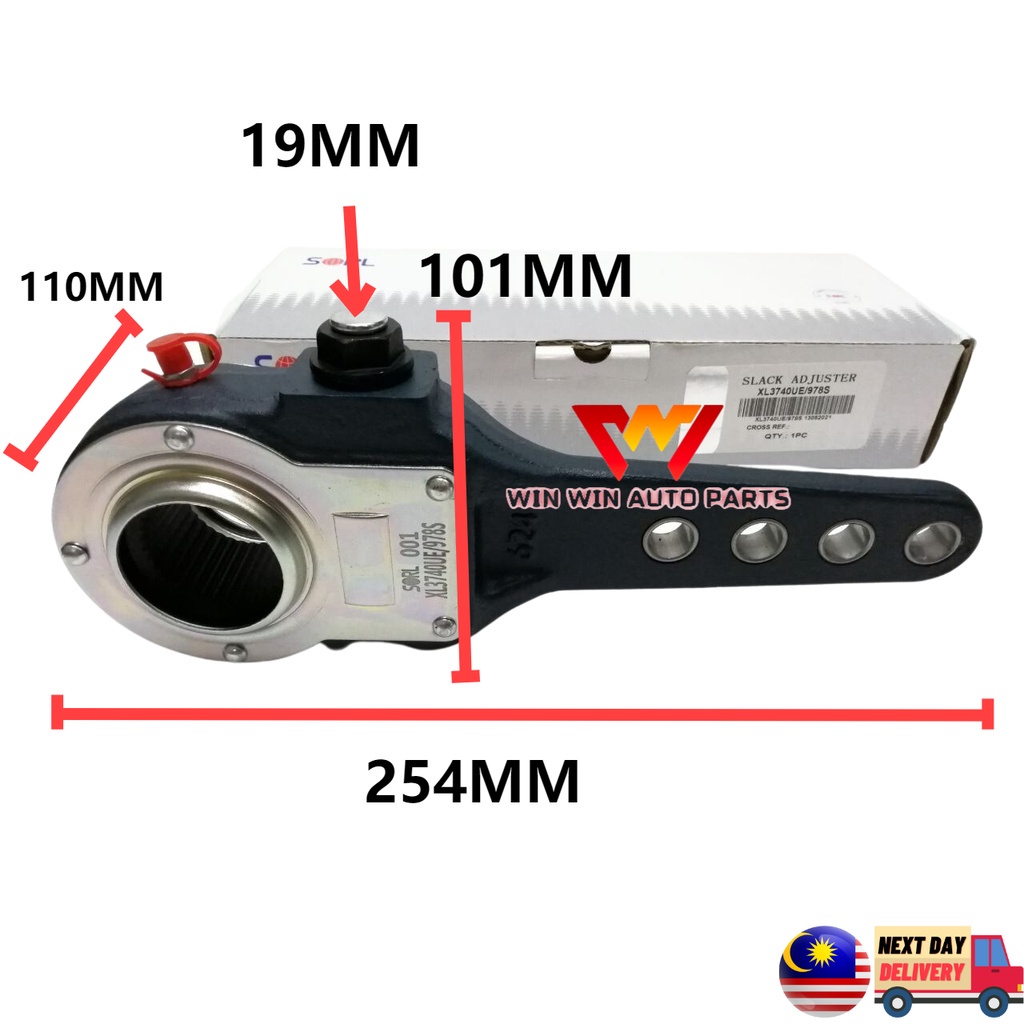 Trailer Fuwa Tmc Pelaras Slack Manual Lengan Brek Tangan Slack Adjuster ...