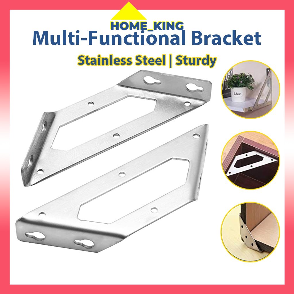 Home King Solid Stainless Steel Multifunctional L Bracket Angle Bracket ...