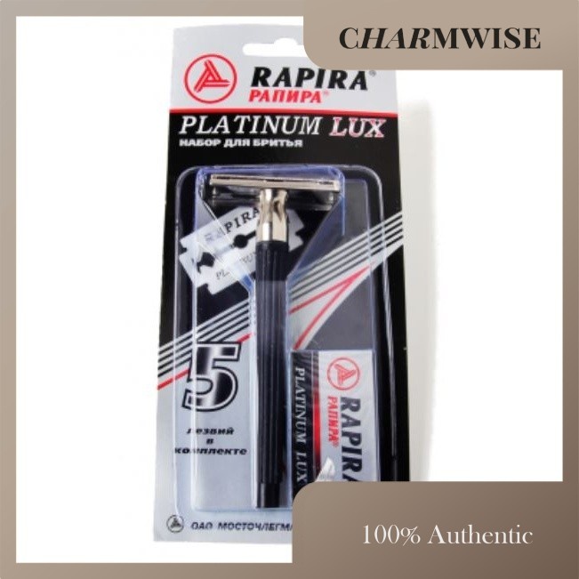 Rapira Platinum Lux Double Edge Safety Razor Made in Russia | Shopee ...