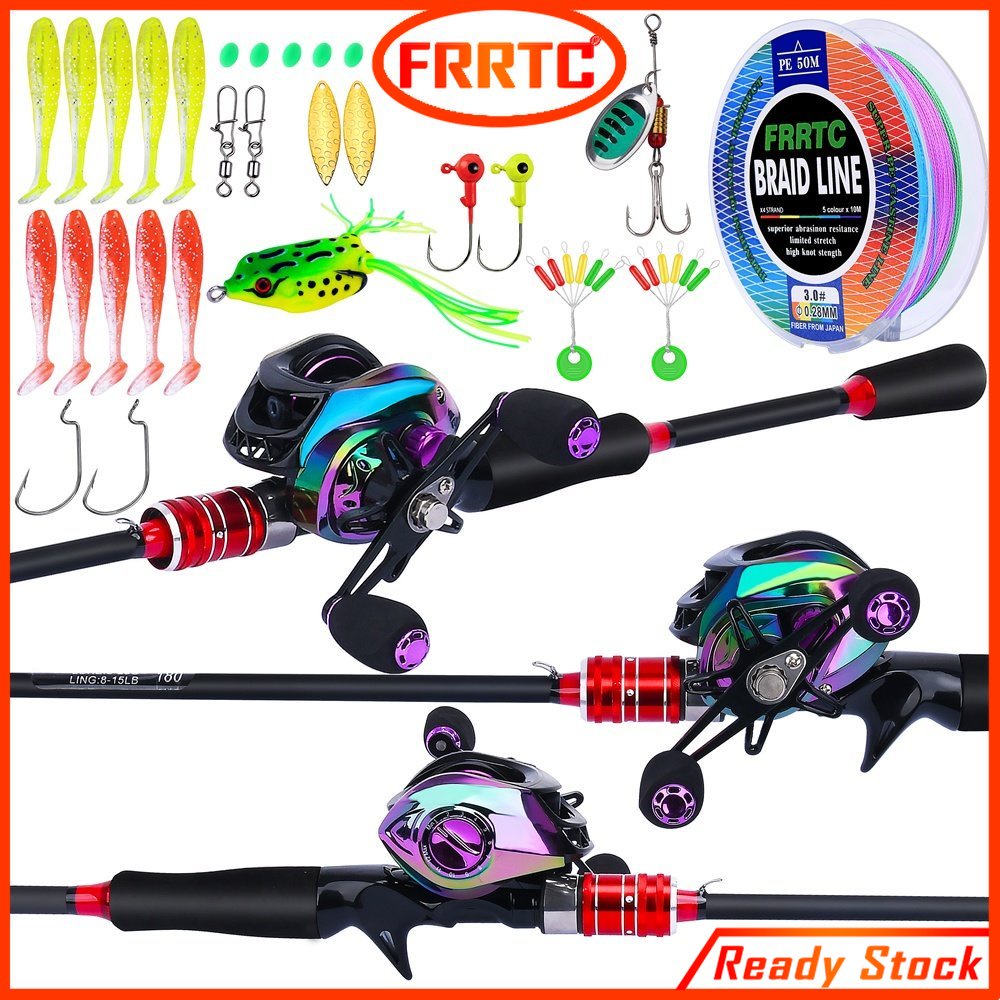 Ready Stock Malaysia FRRTC Fishing Rod Set Batang Pancing Set 2 Section ...