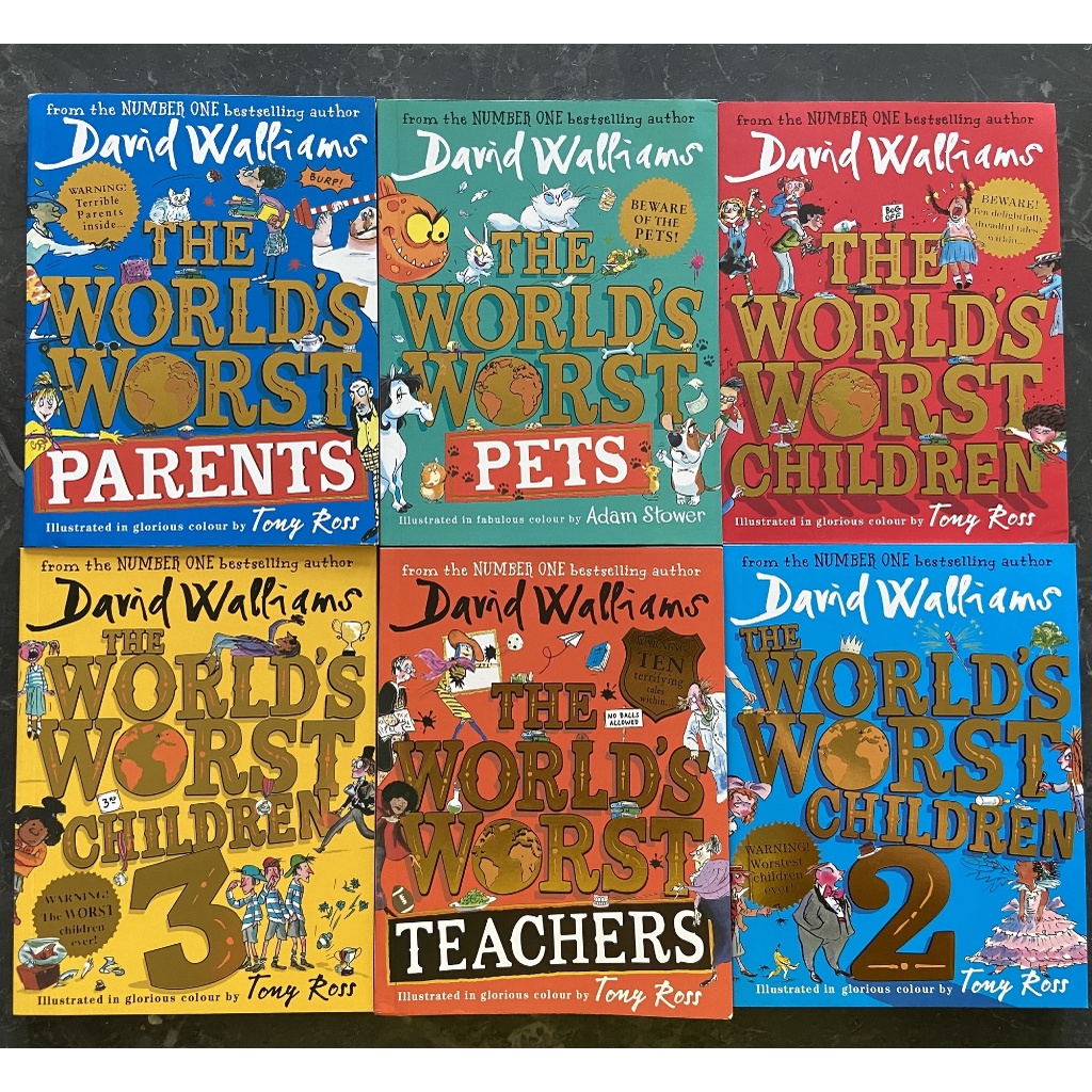 David Walliams THE WORLD'S WORST CHILDREN SERIES David Walliams Books ...