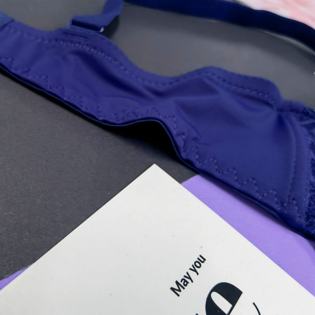 Wired Bra Plus Size Full Cup 38-48 Bra Cup D 2 Hook Floral Lace Bra ...