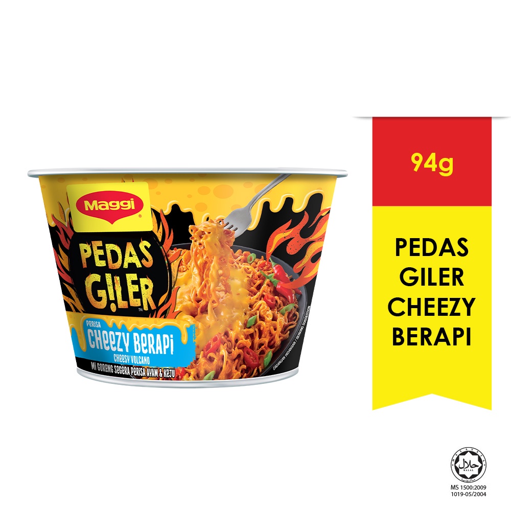 MAGGI Pedas Giler Cheezy Berapi Bowl | Shopee Malaysia