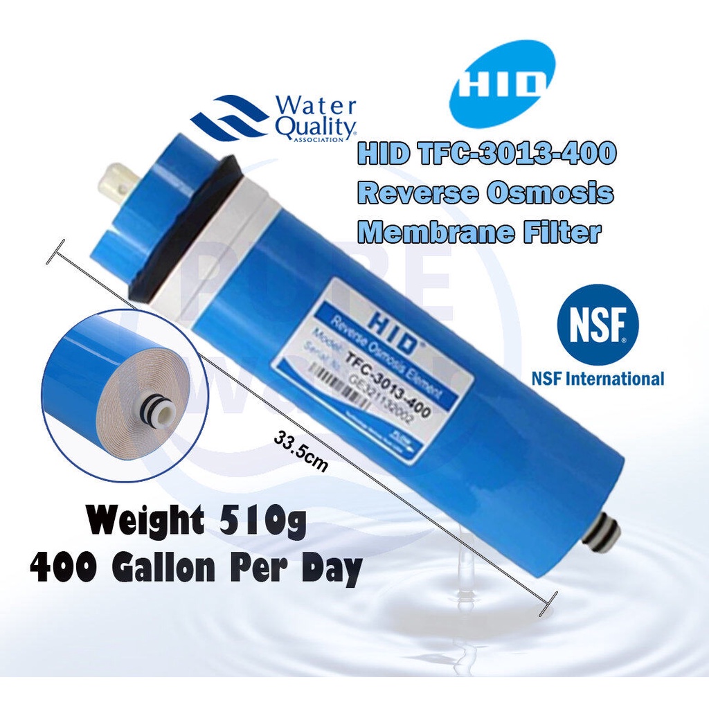 HID Original TFC-3013-400 Reverse Osmosis Membrane Element 400GPD RO ...
