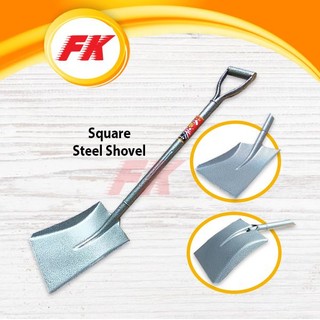 Skop BESI / METAL Shovel Square / Round | Shopee Malaysia