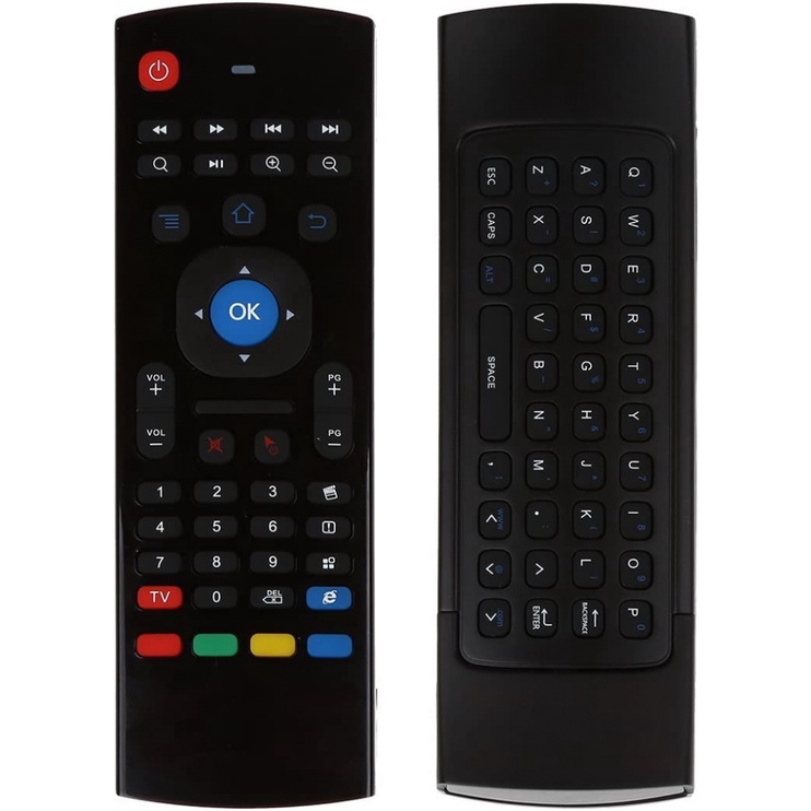 AMGUR MX3 Air Mouse Remote with Keyboard 2.4G Mini Wireless Keyboard ...