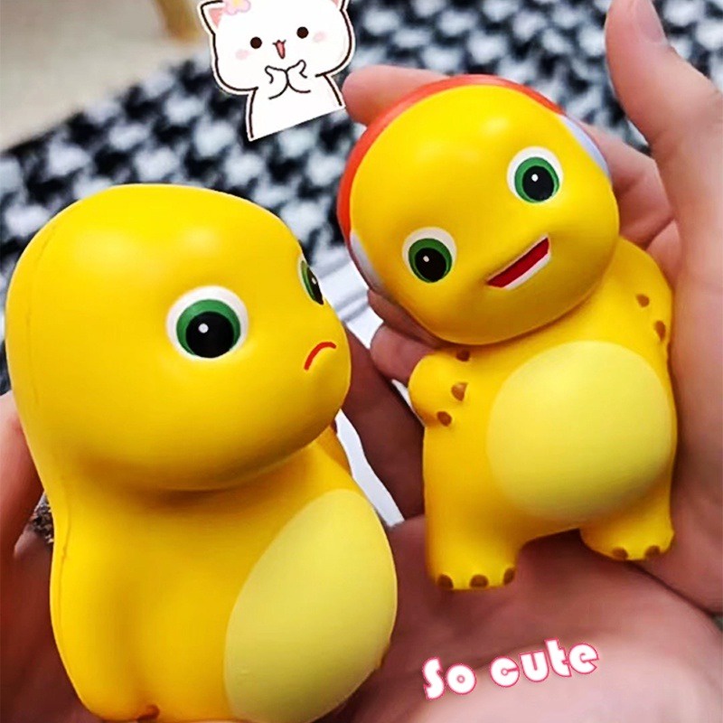 Cartoon Decompression Toys Golden Dragon Healing Toys Cute Milk Dragon ...