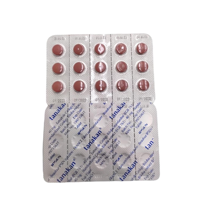 TANAKAN 40MG 15'S / 2 x 15'S / 90'S (EXP: 08/2025) | Shopee Malaysia