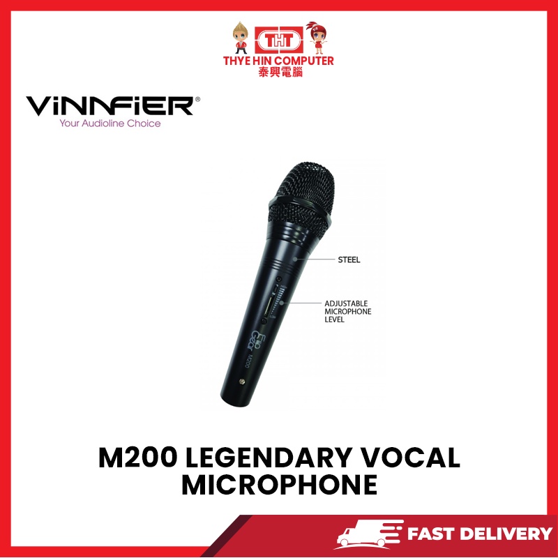 M200 LEGENDARY VOCAL MICROPHONE | Shopee Malaysia