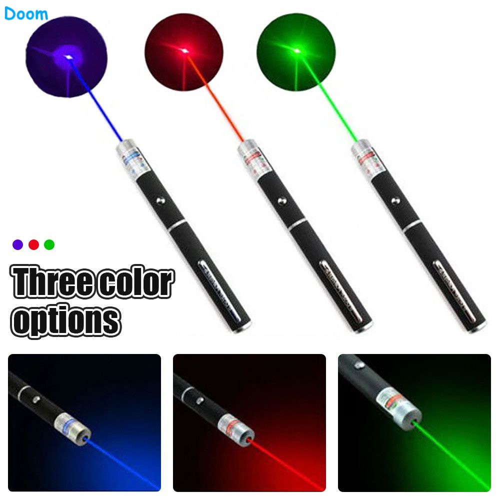 Powerful Laser Pointer Usb Rechargeable 5mw 650nm Green Laser Pen Light ...