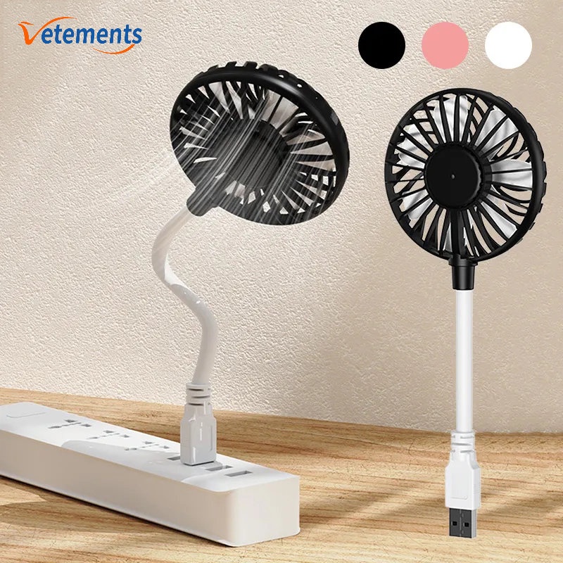 Colorful Mini Portable USB Plug-in Fan/ Student Dormitory Summer Small ...