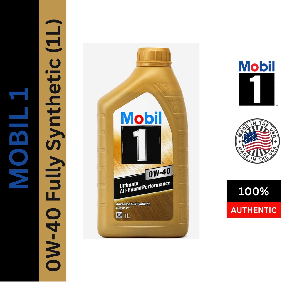Mobil 1 Ultimate Performance 0W40 SN Advanced Fully Synthetic Engine ...