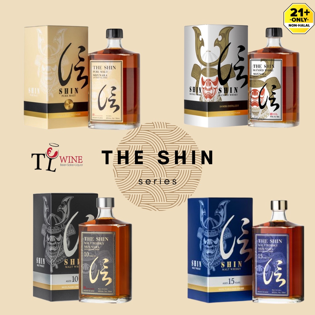 【TL WINE】The Shin series Blended/ pure/ 10yo/ 15yo Japanese Whisky 700ml 💯 ORIGINAL Duty paid ...