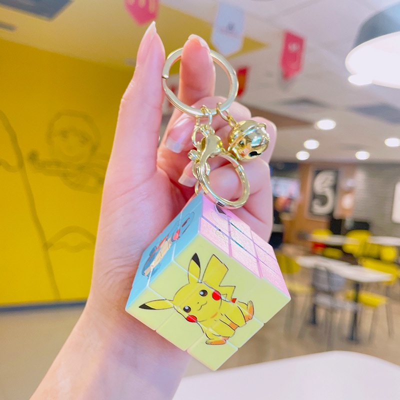 Pokemon Mini 3x3 Speed Cube Keychain Cube Keyring Cube Magic Cube Magic ...