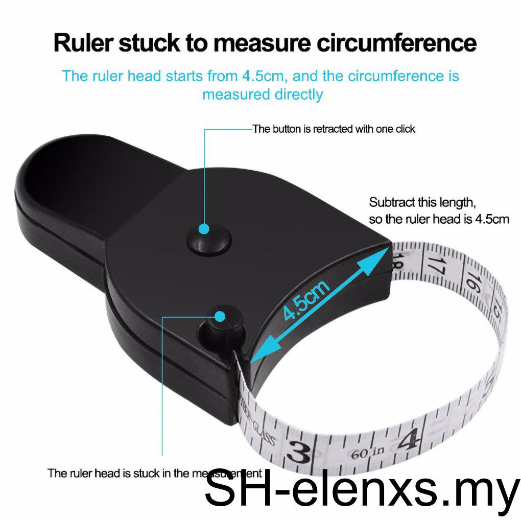 Self-Tightening Double-Sided Fabric Body Chest Measurement Tape ...