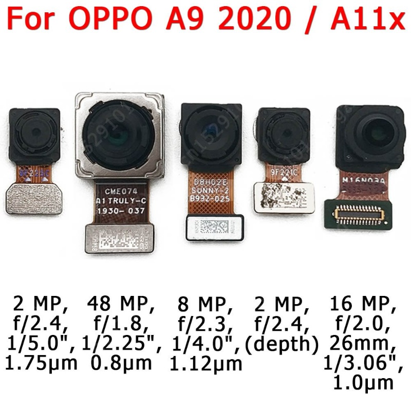 Original Front Rear Back Camera OPPO A11x A9 2020 Main Backside Frontal ...