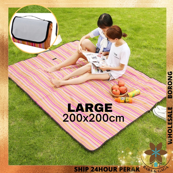 Picnic Mat Blanket Extra Large Sand Proof Waterproof Portable Beach ...