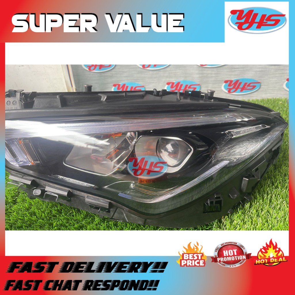 USED Mercedes-Benz CLA W118 head lamp AMG Headlight | Shopee Malaysia