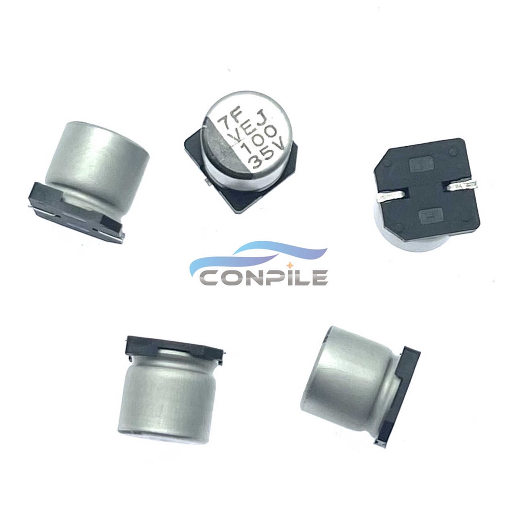 10pcs 100UF35V 10X10MM for Hyundai engine gearbox capacitor | Shopee ...