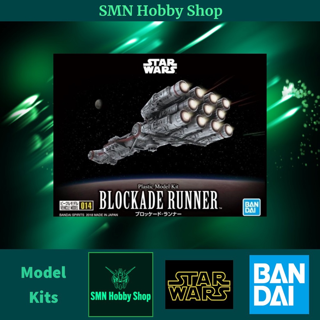 Vehicle Model 1/700 Blockade Runner 014 Model Kit [Star Wars] (Bandai ...