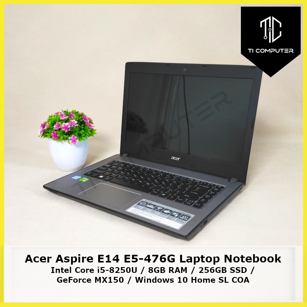 Acer Aspire E14 E5-476G Intel Core i5-8250U 8GB DDR4 RAM 256GB SATA SSD ...