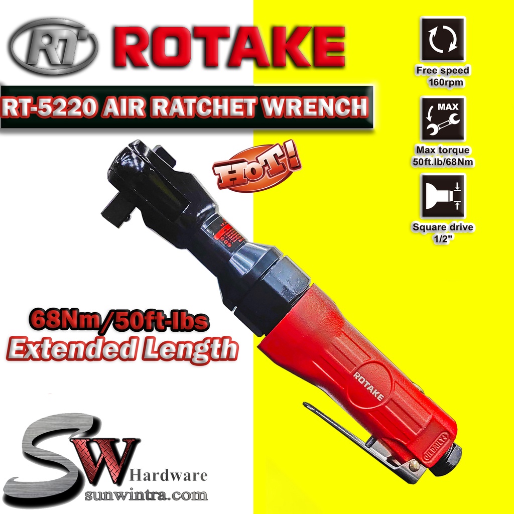 ROTAKE 1/2" AIR RATCHET WRENCH RT-5220 RT5220 | Shopee Malaysia