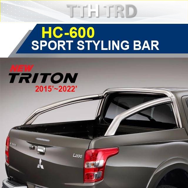 Hc Cargo Mitsubishi Triton 2015 - 2022 OEM Stainless Steel Roll Bar ...