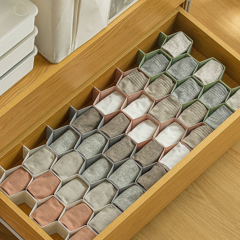 Honeycomb Drawer Type Plastic Dividers 蜂巢抽屉式隔板Drawer dividers,,Cabinet ...