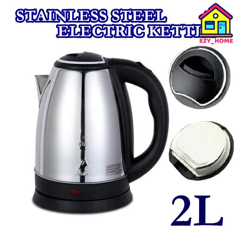 Stainless Steel Electric Automatic Cut Off Jug Kettle 2L Tea Maker ...