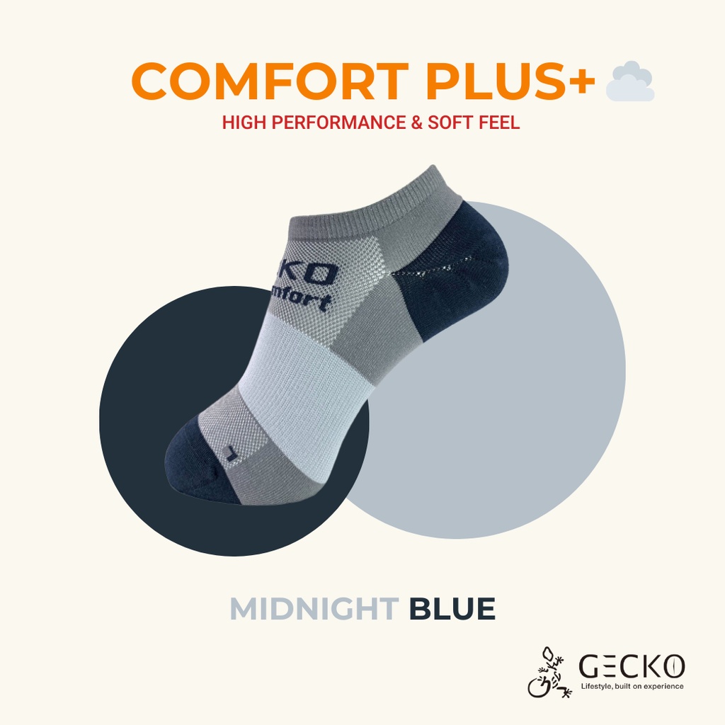 Gecko Ergo Comfort+ PLUS Rock Climbing Bouldering Socks Midnight Blue ...