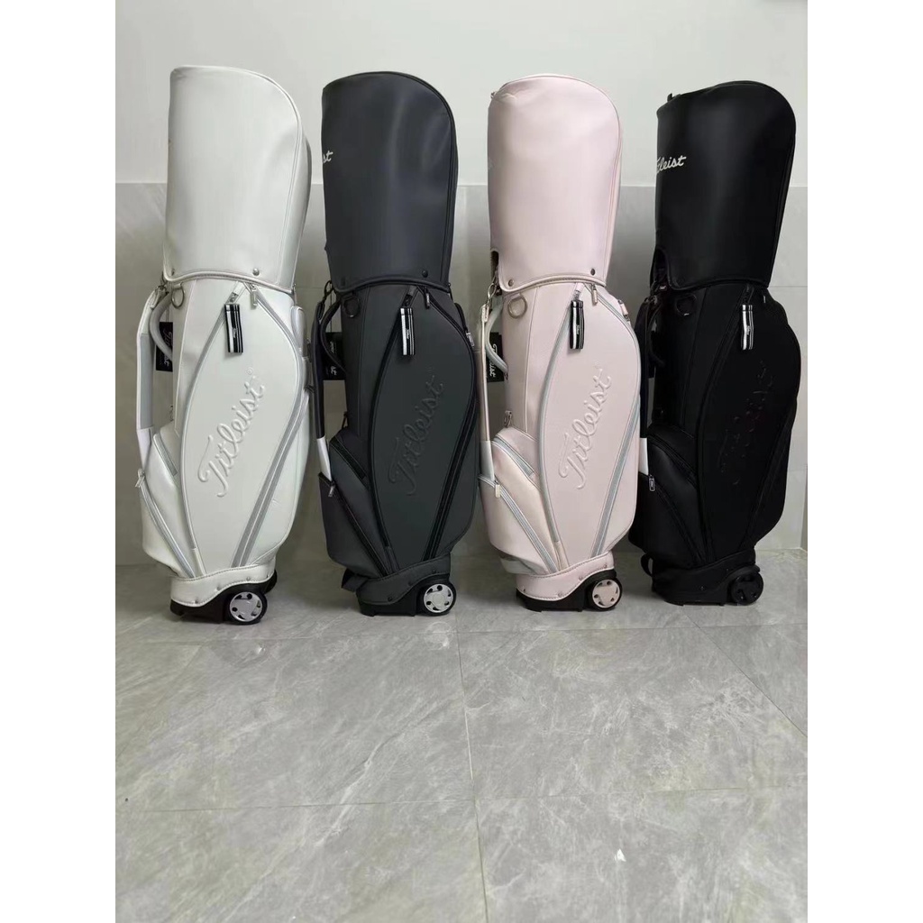 Titleist Golf Bag Club Tit Pull Rod Bag Men'S Women'S Tug Bag Pu ...