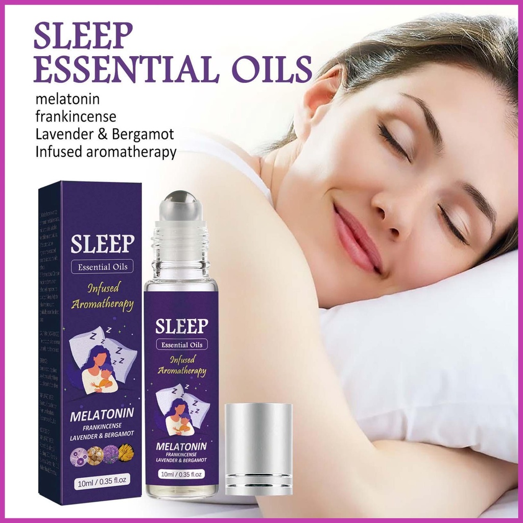 New 10ml Aromatherapy Deep Sleep Sleeping Rollerball Essential Oil ...