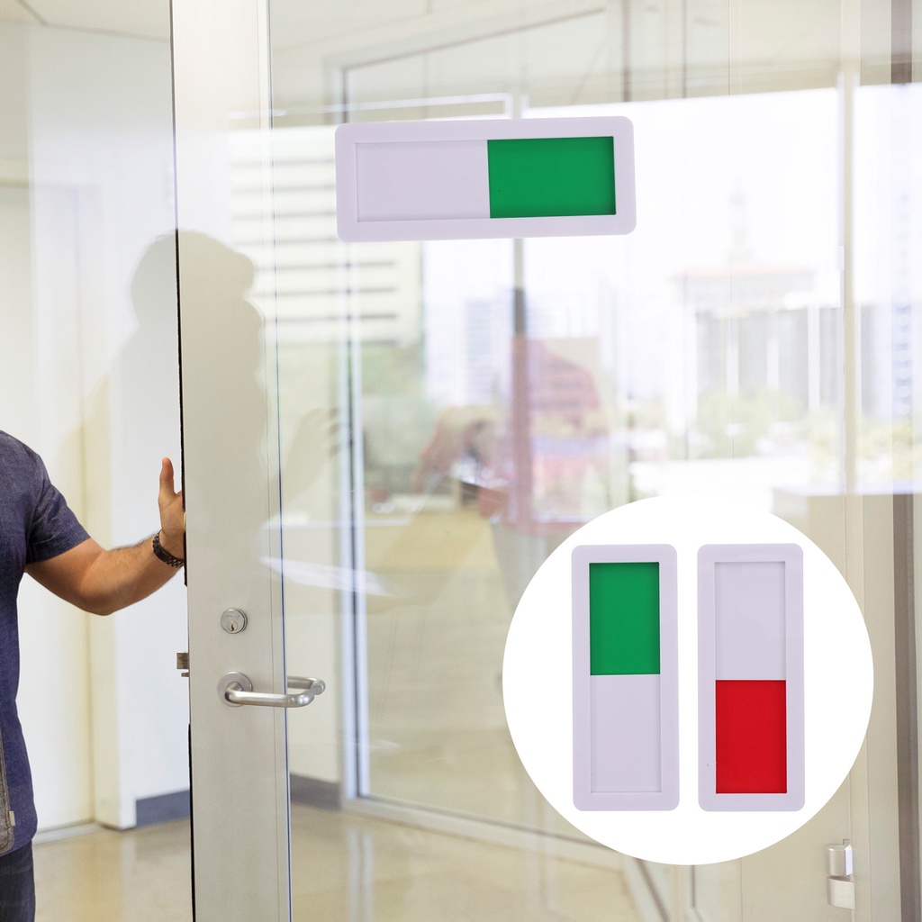 2pcs Open Closed Slide Door Sign Conference Room Slider Door Privacy ...