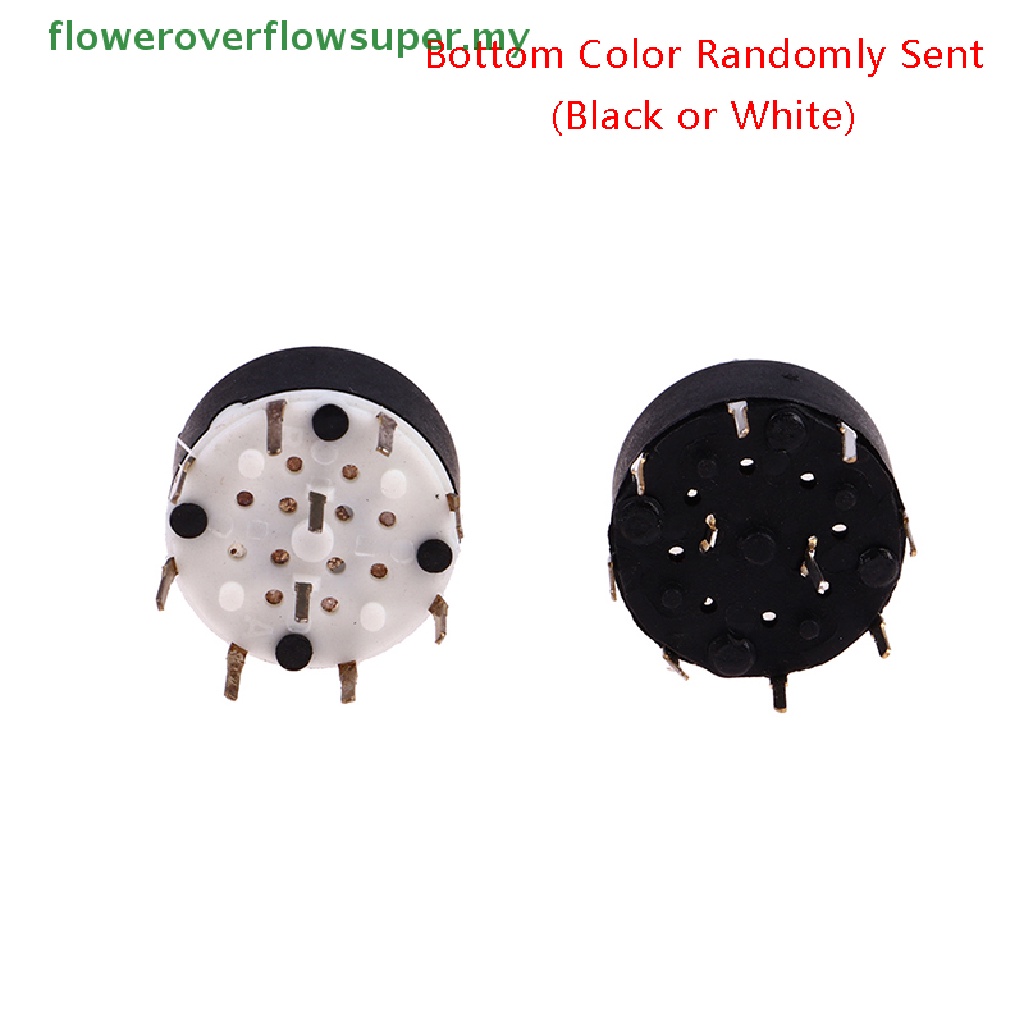 FSMY 1Pc 1/2 Pole 3/4/5/6/8 Position SR16 16mm Rotary Band Switch Axis ...