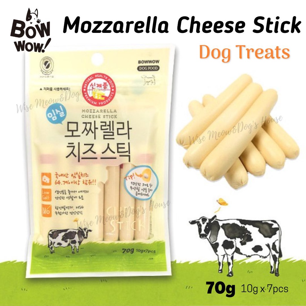 Bow Wow Dog Treats - Mozzarella Cheese Stick Snacks 70g | Shopee Malaysia