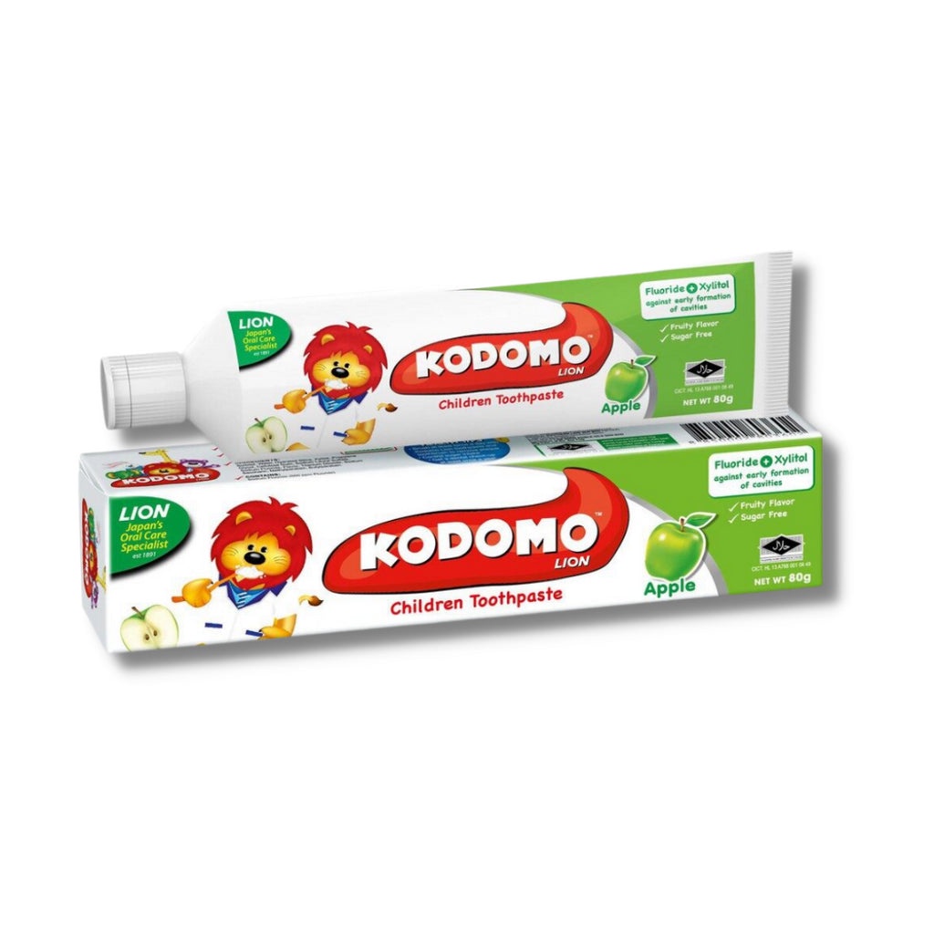 Kodomo Lion Toothpaste for Children Apple Flavour 80g | Shopee Malaysia