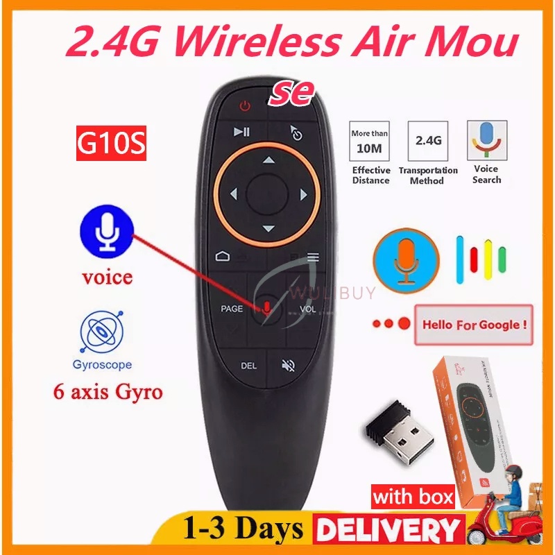 G10 Fly Air Mouse Wireless Keyboard Remote Control for Android TV Box ...