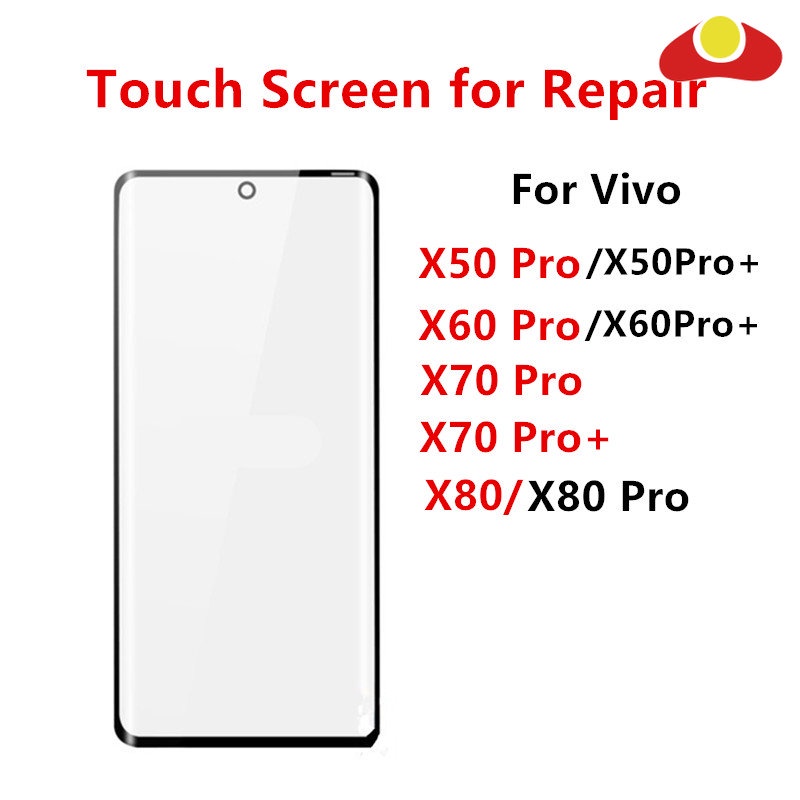 Front Glass For Vivo X60 X70 Pro Plus X80 X50 Touch Screen LCD Display ...