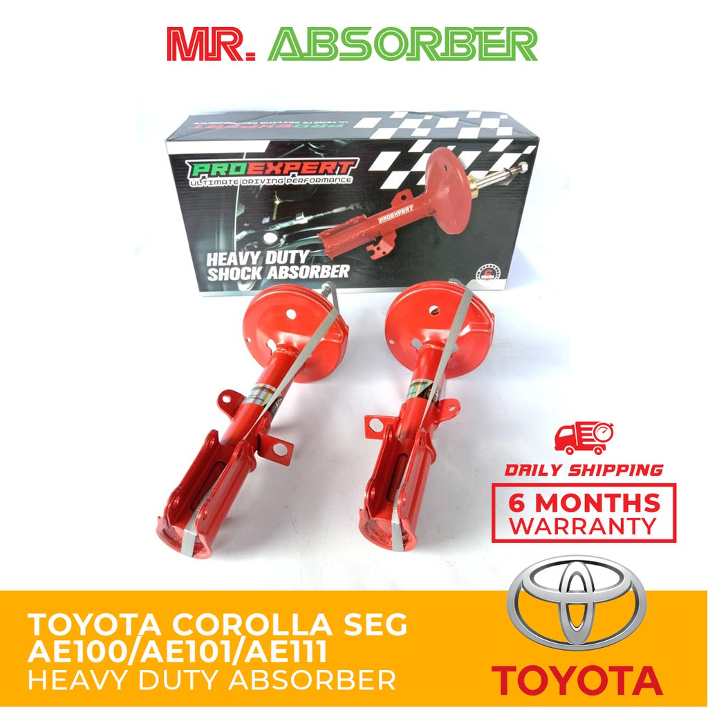 TOYOTA COROLLA SEG AE100 AE101 AE111 ABSORBER HEAVY DUTY PROEXPERT ...
