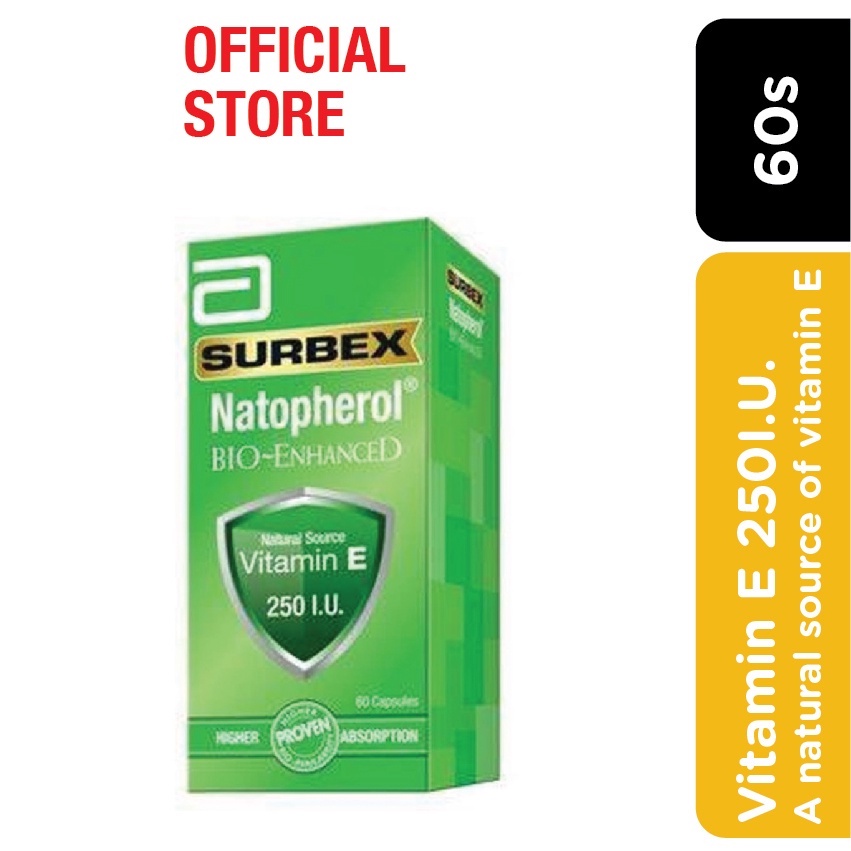 Abbott Surbex Natopherol 250Iu 60S-Unit | Shopee Malaysia