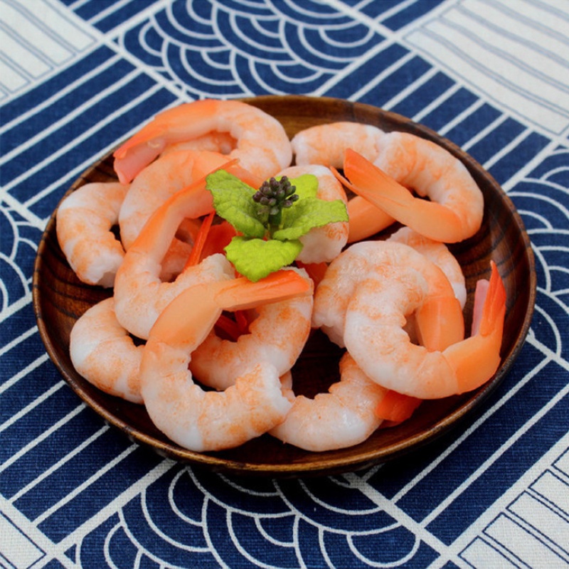 Simulated Seafood Shrimp Meat Fake Prawn Artificial Shelled Fresh ...