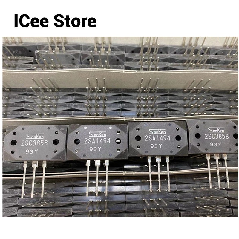 1 Pair Original Sanken Transistor 2SA1494 2SC3858 MT-200 Silicon A1494 ...