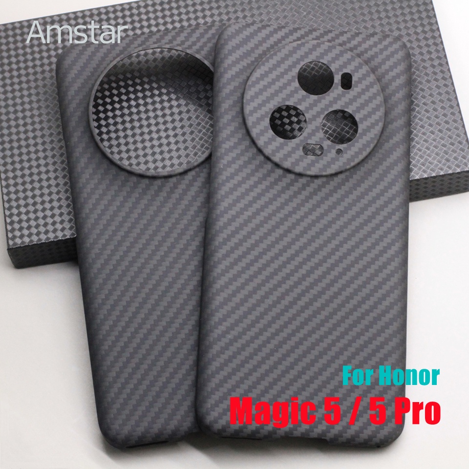 Genuine Carbon Fiber Phone Case for Honor Magic 5 Pro Ultra-thin Anti ...